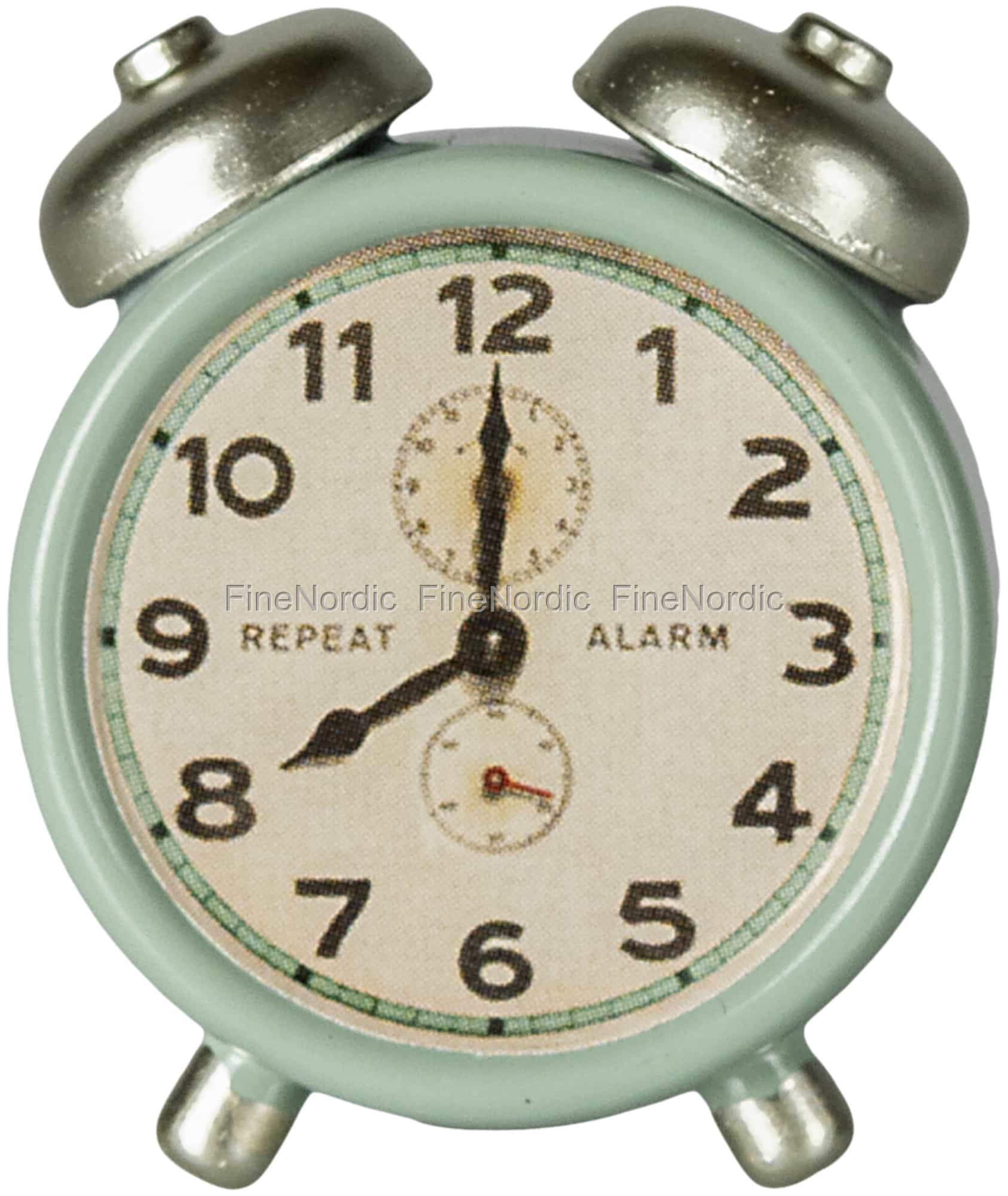 Maileg Miniature Alarm Clock - Mouse - Mint