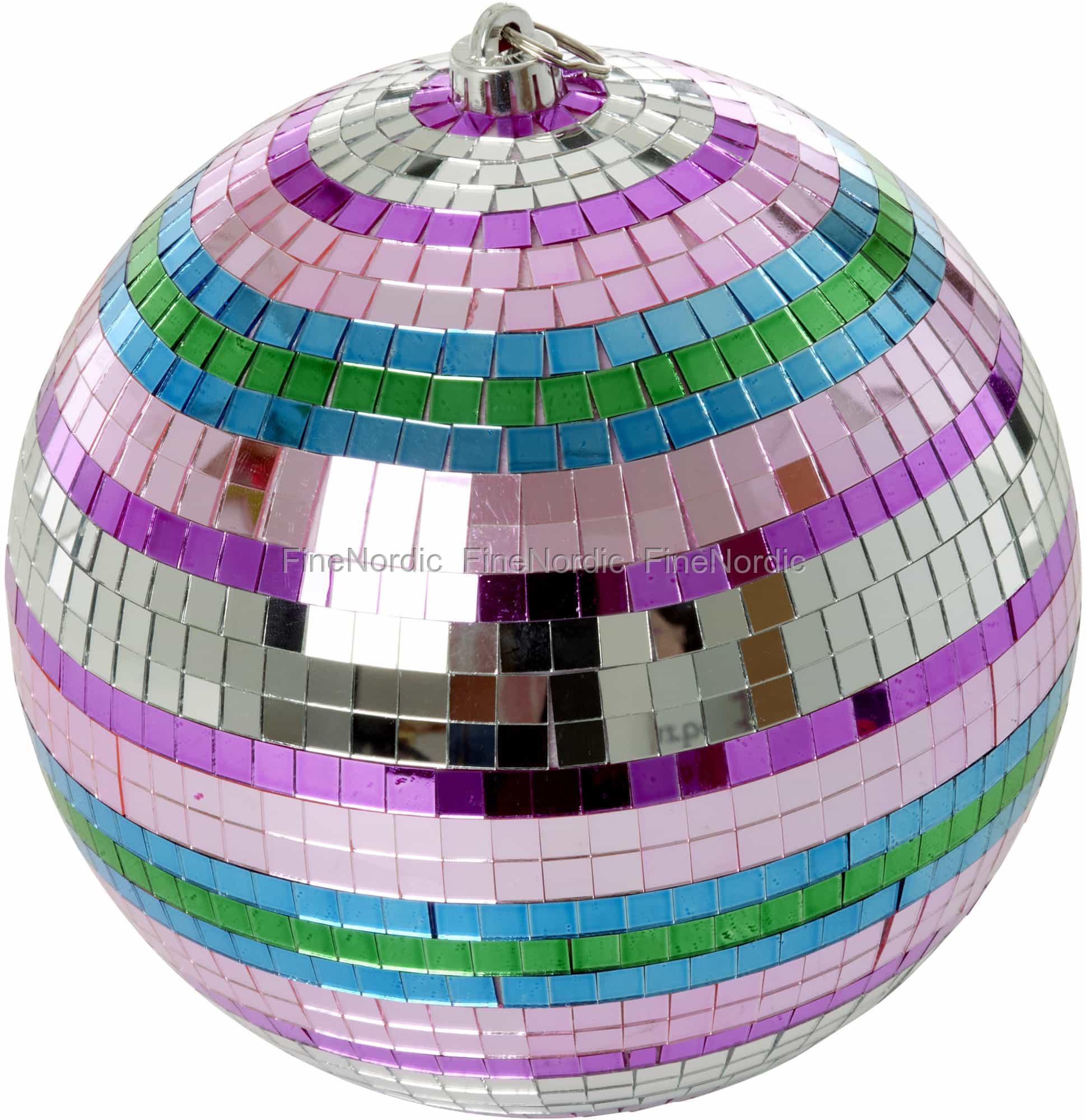 Rice Disco Ball - "Funky Stripes" - Large