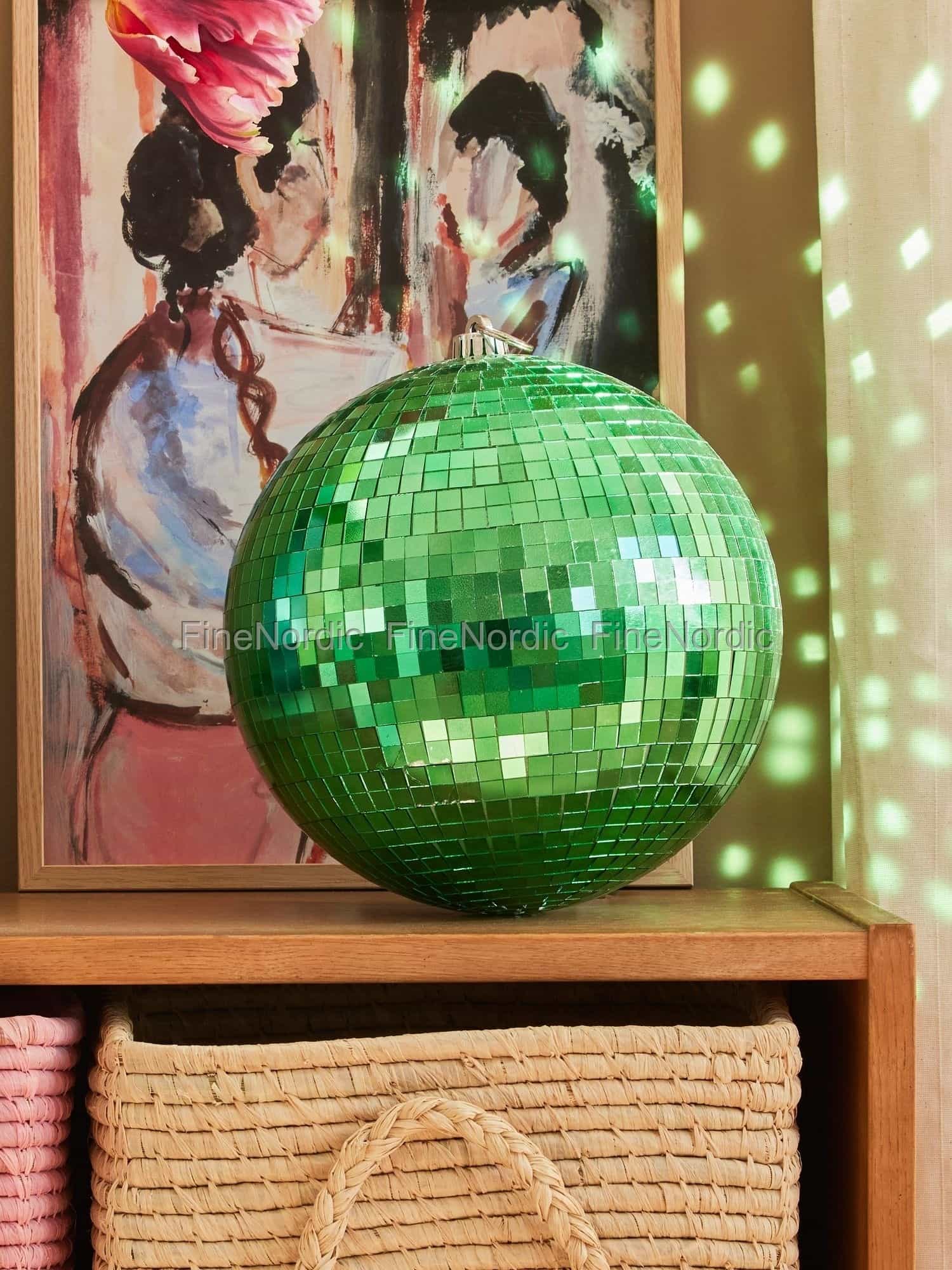 Rice Disco Ball - Dark Green - Large