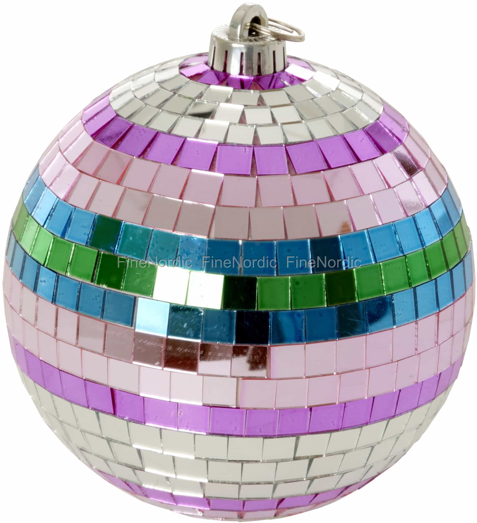 Rice Disco Ball - "Funky Stripes" - Medium
