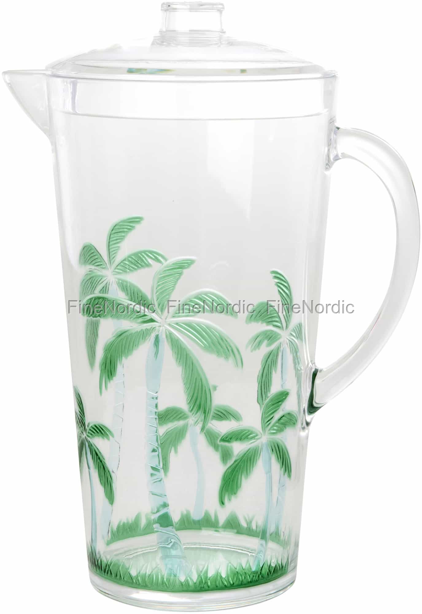 Rice Acrylic Jug - Palm Tree - Large