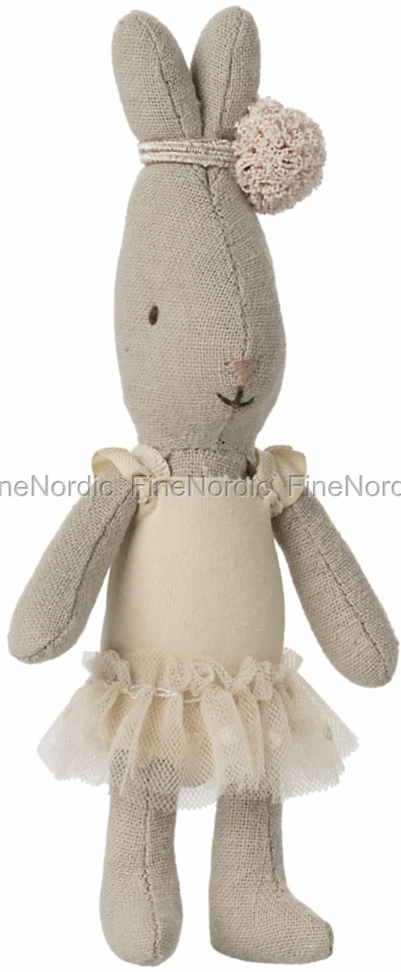 Maileg Rabbit - Micro with Ballet Suit and Skirt Cream