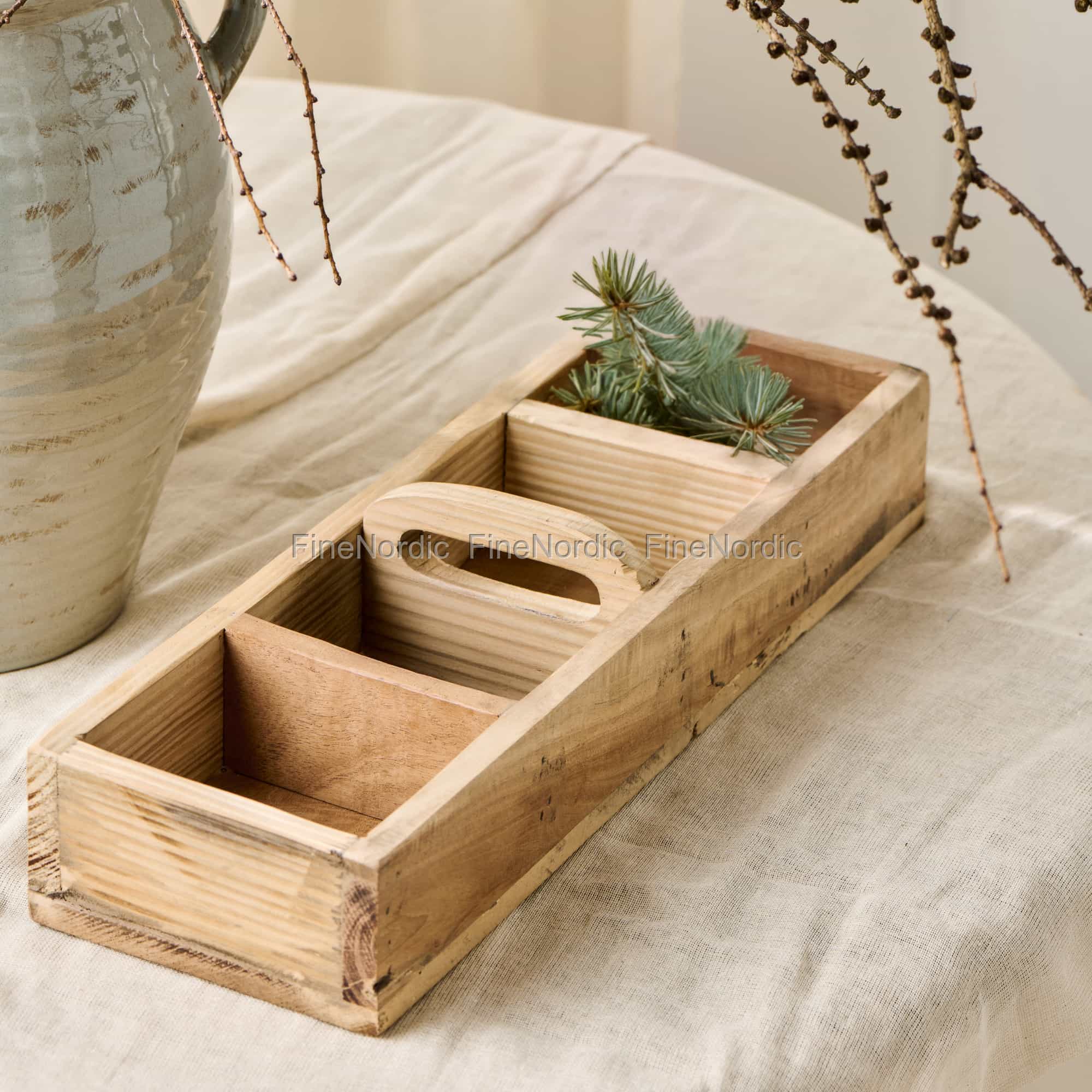 Ib Laursen Box with 4 Rooms and Grasp Across Unique 46 cm