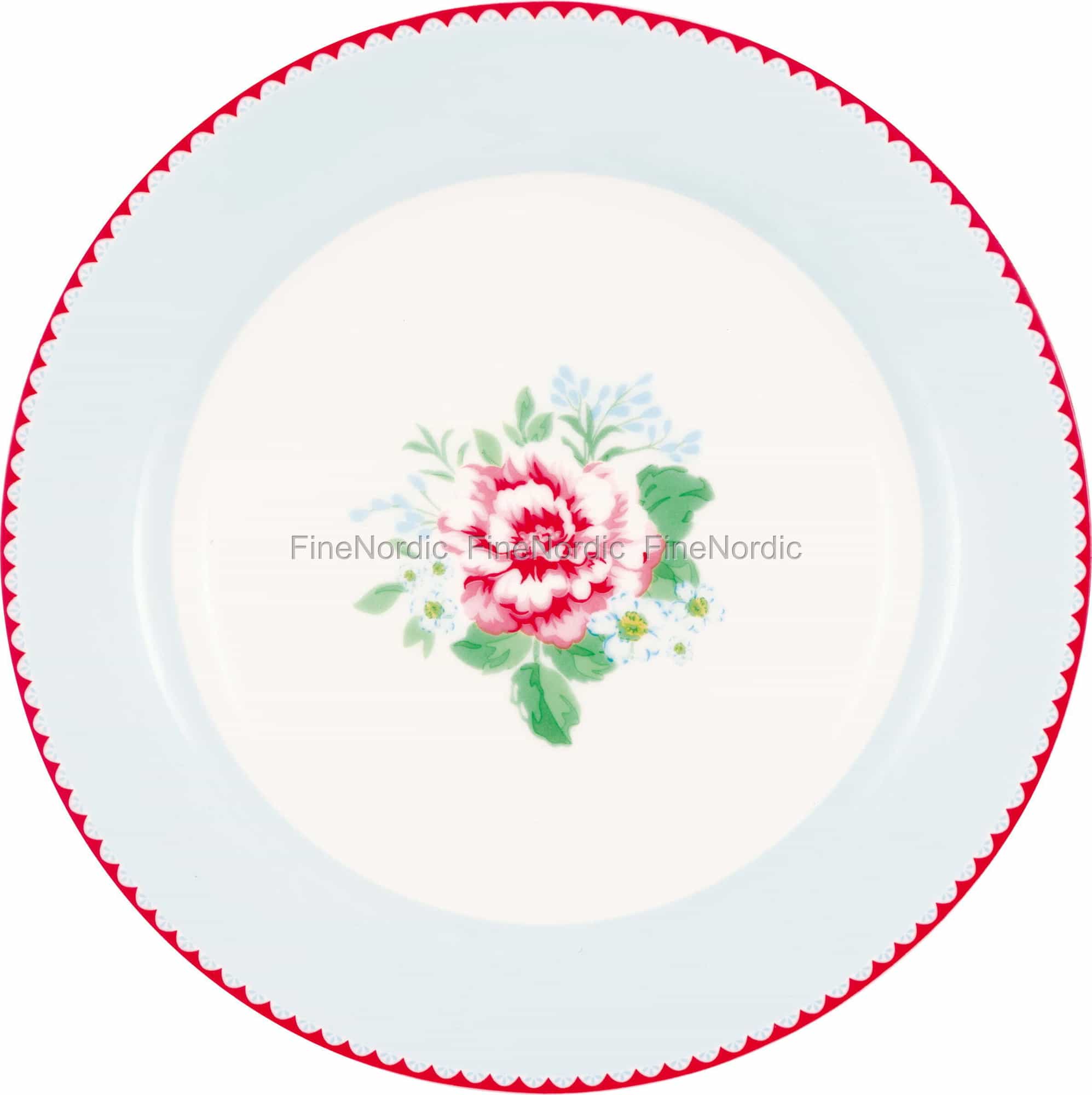 GreenGate Plate "Alivia Pale Blue"